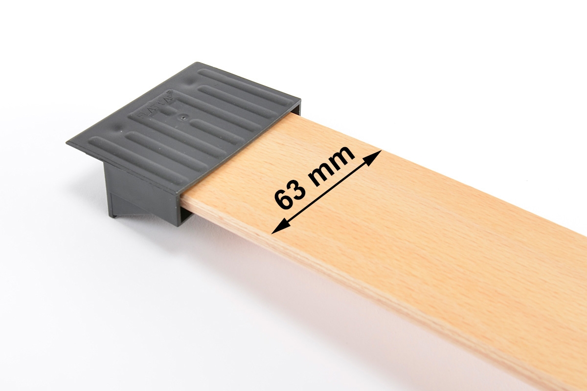 Embout de lattes 63x8 pour BZ, clic-clac, lit verticalisable SEDAC-MERAL