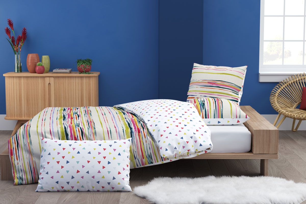 Parure de lit TEMPERA de Inspiration par Anne de Solène