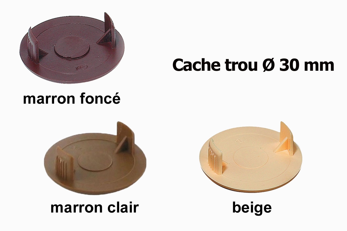 Cache trou gros diamètre 30 mm
