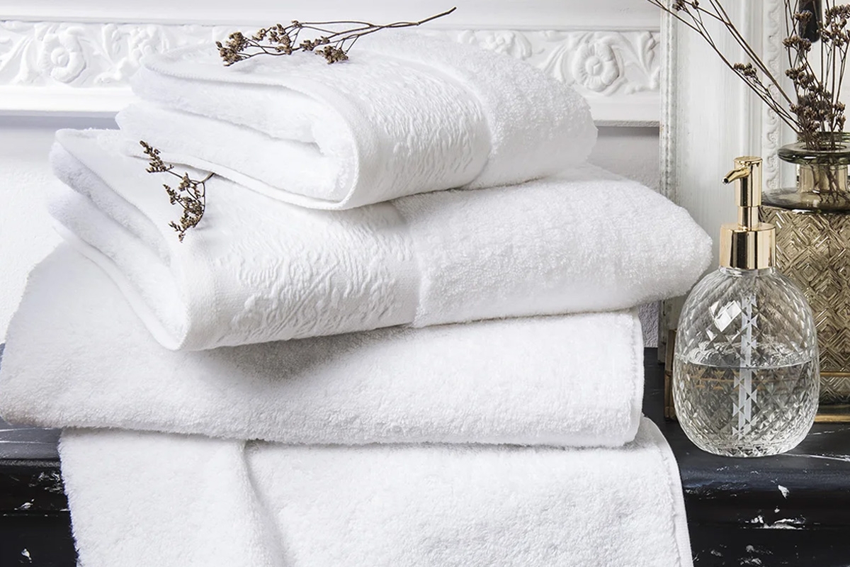 Eponge paré de broderie anglaise blanche HERITAGE de ANNE DE SOLÈNE