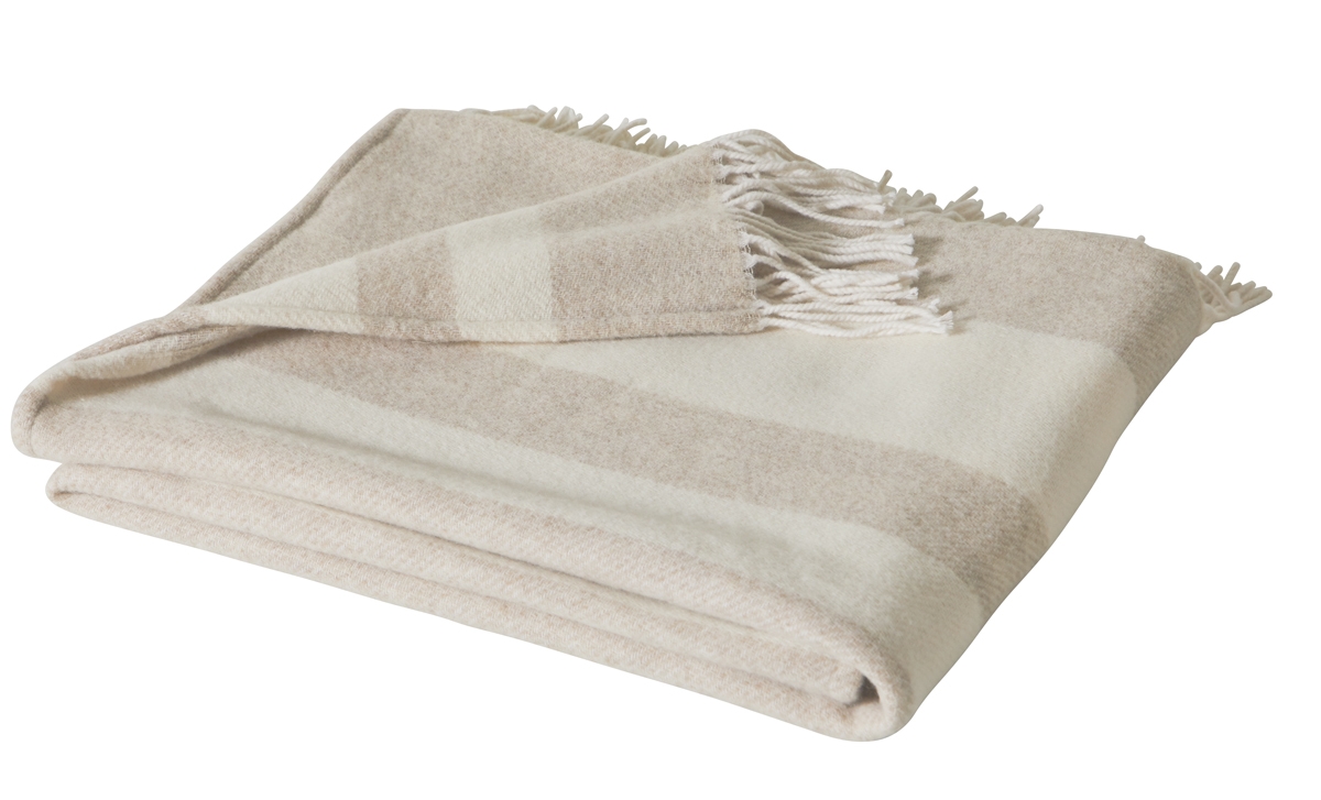 plaid AUSTRAL naturel de BLANC DES VOSGES